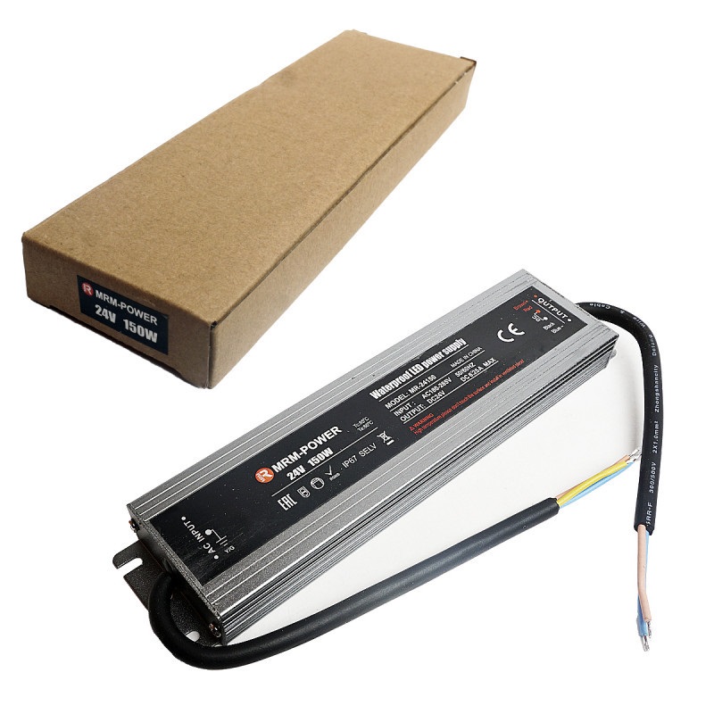 БП для светодиодной ленты Slim MR-24150 - 24V - 6,25A - 150W